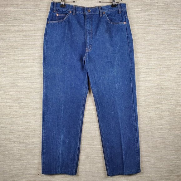 Levi's | Jeans | Levis 55 Jeans Mens 40x32 Vintage Orange Tab Dark Wash ...